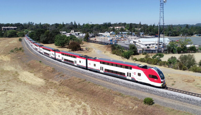 Caltrain electrification substation is energized - Trains