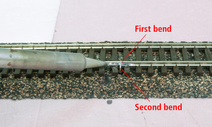 Bending and soldering track feeders to your rails - Trains
