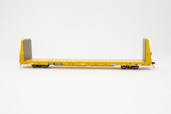 Atlas O 68-foot bulkhead flatcar - Trains