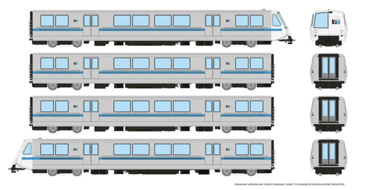 Bay Area Rapid Transit Legacy Fleet announced by Rapido - Trains