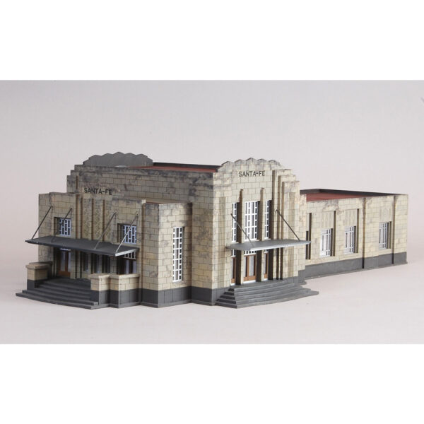 Atchison, Topeka & Santa Fe depot from Custom Model Railroads - Trains