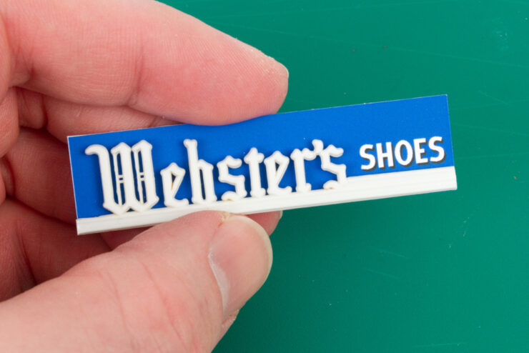 Make signs from swizzle sticks - Trains