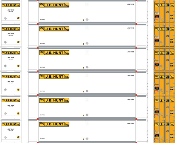 Athearn 48-foot intermodal containers - Trains