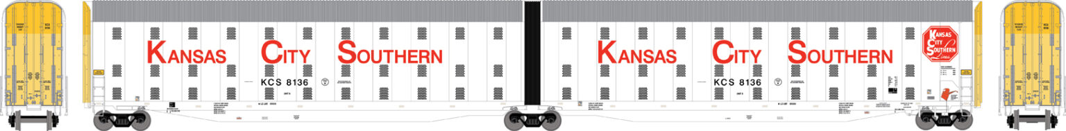 Gunderson Auto-Max articulated auto rack from Athearn - Trains