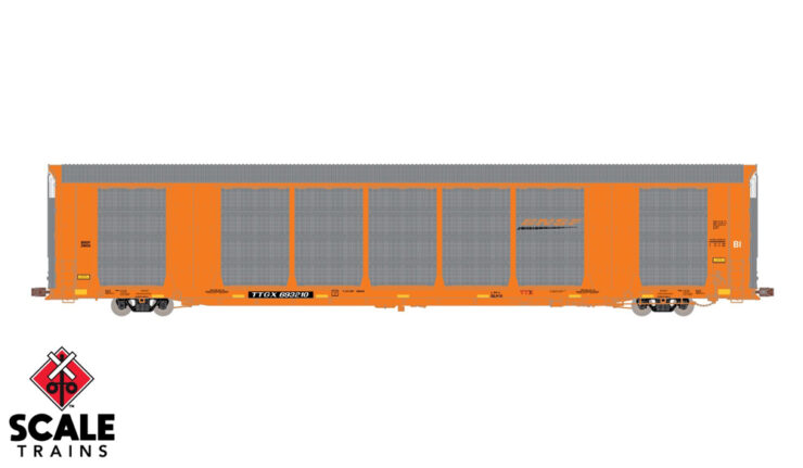 Gunderson Multi-Max auto racks from ScaleTrains - Trains