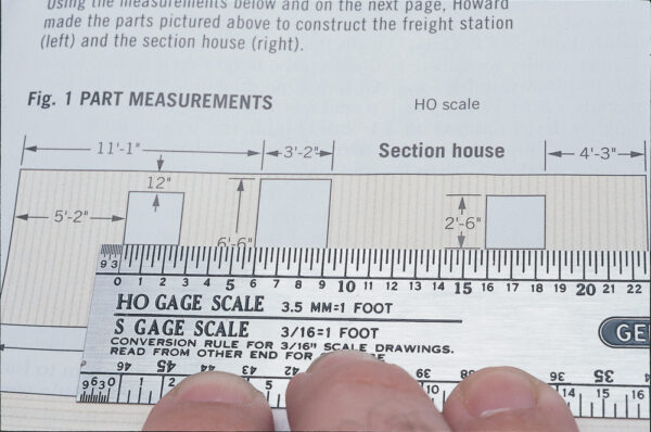 How to use a scale rule - Trains