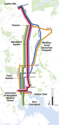 Baltimore area takes next step in assessing transit corridors - Trains