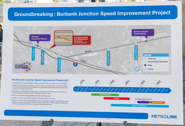 Metrolink breaks ground on Burbank Junction improvements - Trains