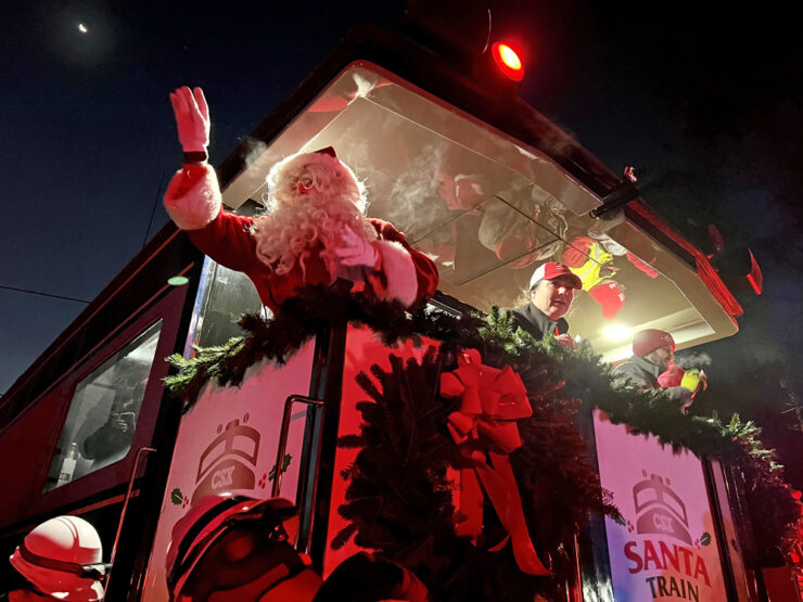 News photos: CSX Santa Train returns - Trains