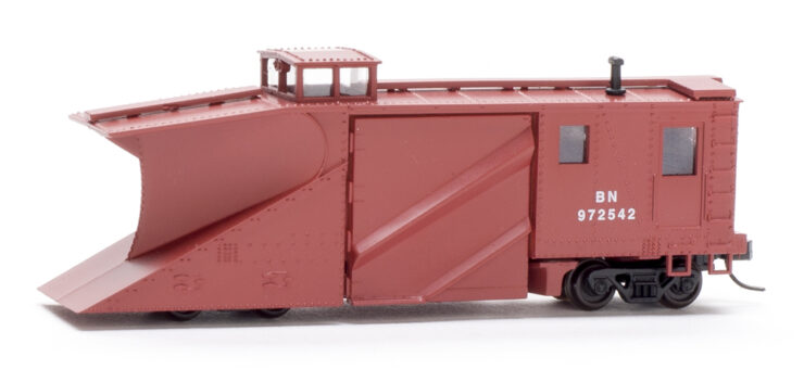 Model railroad snow plow rolling stock - Trains