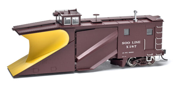 Model railroad snow plow rolling stock - Trains