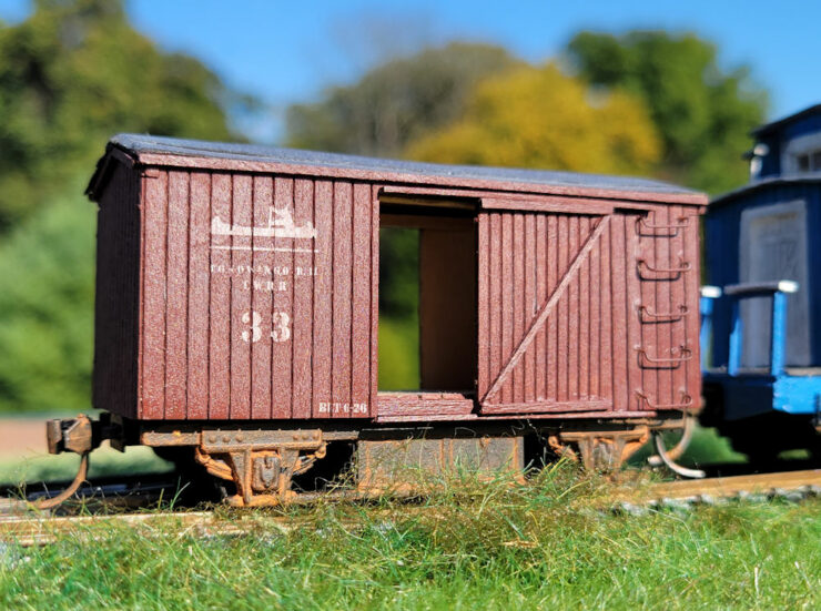 HO scale Bobber boxcar from Conowingo Models - Trains