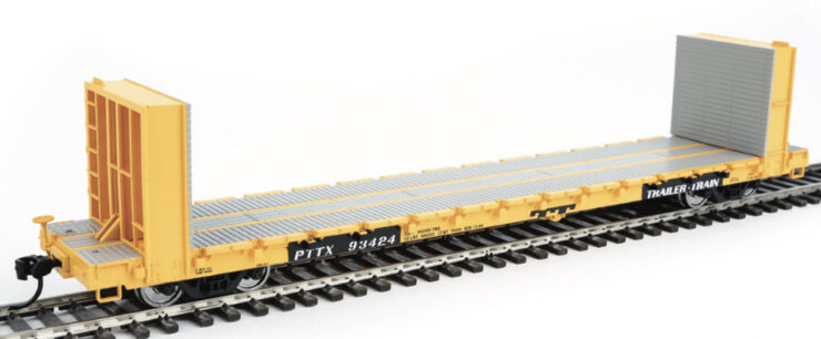 Walthers Mainline 60-foot Pullman-Standard bulkhead flatcar - Trains