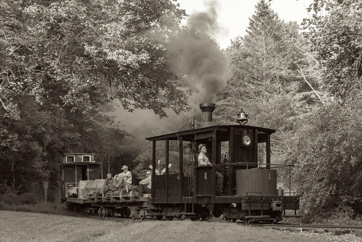 Climax Class A logging locomotive - Trains
