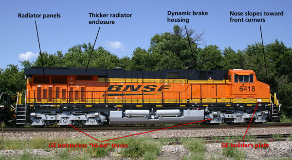 Spotting EMD vs GE diesels - Trains