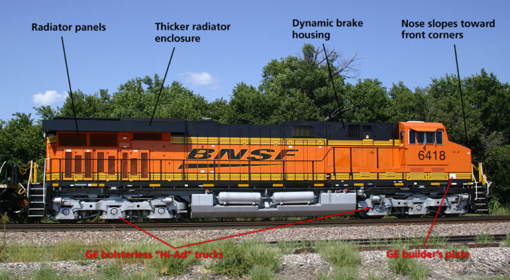 Spotting EMD vs GE diesels - Trains