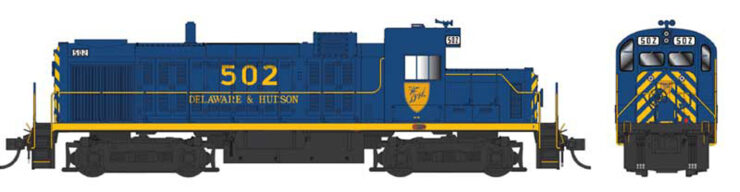 Alco RS3-M "Chop Nose" diesel locomotive from Bowser - Trains