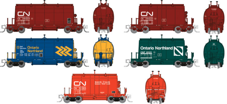 National Steel Car barrel ore hopper from Rapido - Trains