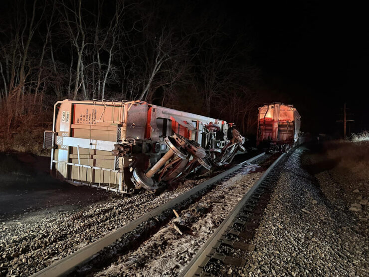 Cleanup continues after Wednesday NS derailment in Maryland - Trains