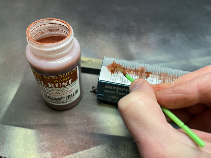 Car Swap Project part 8: Olympia cars and liquid rust techniques - Trains