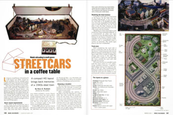 Model Train Décor using Coffee Table Layouts - Trains