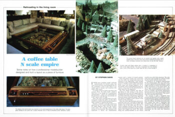 Model Train Décor using Coffee Table Layouts - Trains