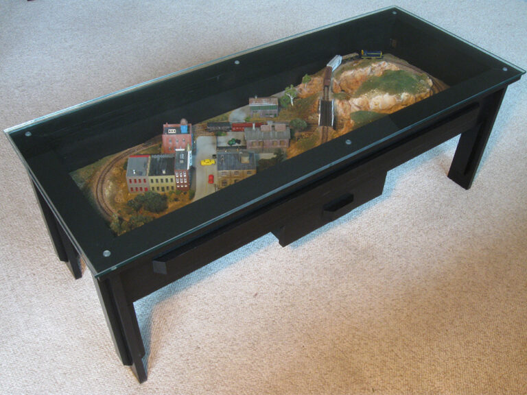 Model Train Décor using Coffee Table Layouts - Trains
