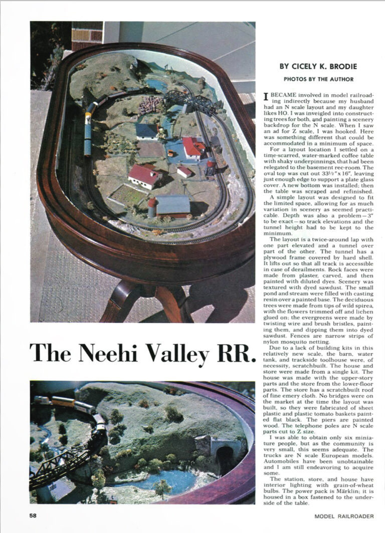 Model Train Décor using Coffee Table Layouts - Trains