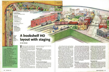 Model Train Décor Using Shelf Layouts - Trains