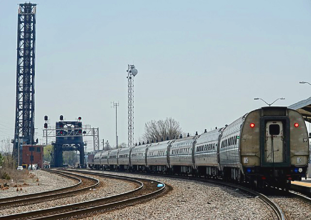 High iron baseball — AAA minor league stadiums - Trains