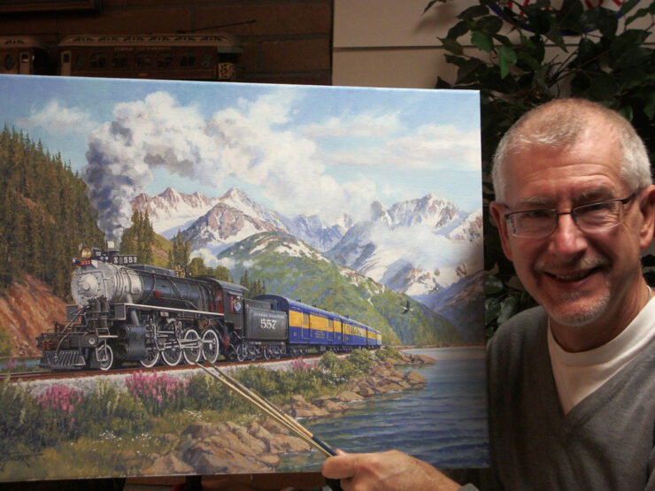Railroad artist to start book tour at Chicago Union Station (corrected ...