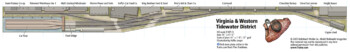 The Virginia & Western Tidewater District layout in HO scale - Trains