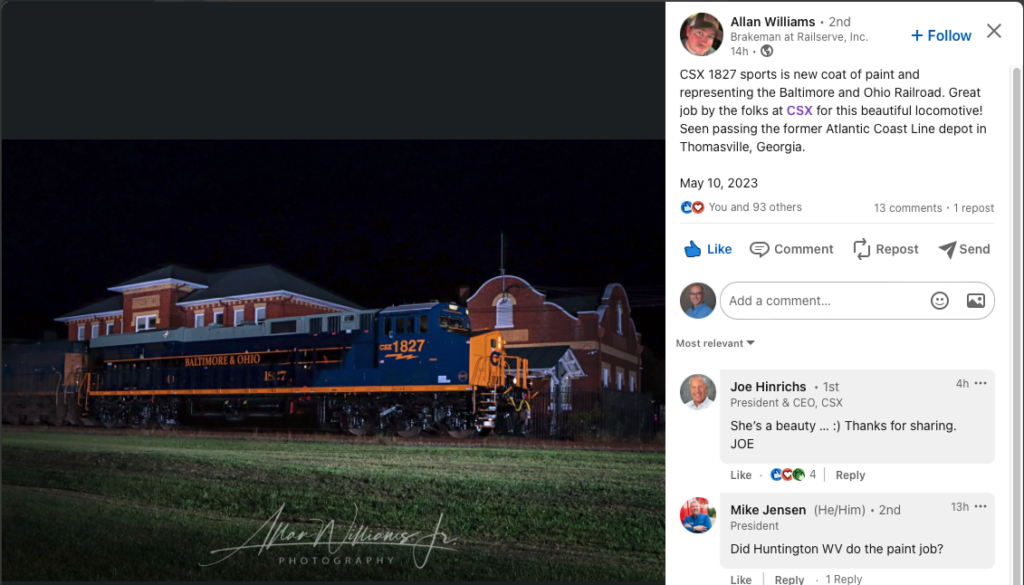 Baltimore & Ohio heritage locomotive debuts on CSX Transportation - Trains
