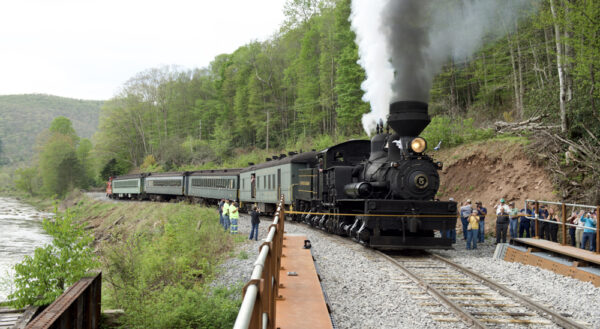 Special train, ceremony mark restoration of Trout Run Bridge - Trains
