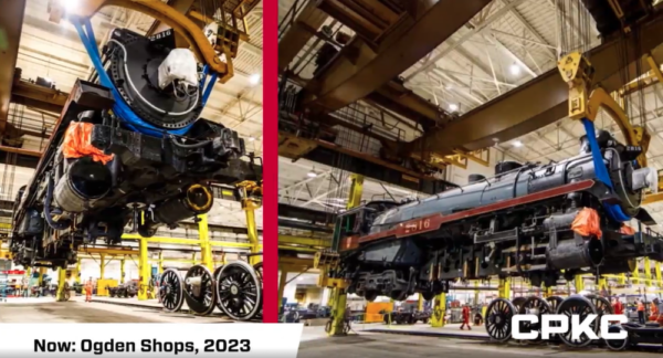 Overhaul of Canadian Pacific 4-6-4 No. 2816 nearing completion, CPKC ...