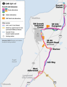 Sound Transit advances planning for light rail to Everett - Trains