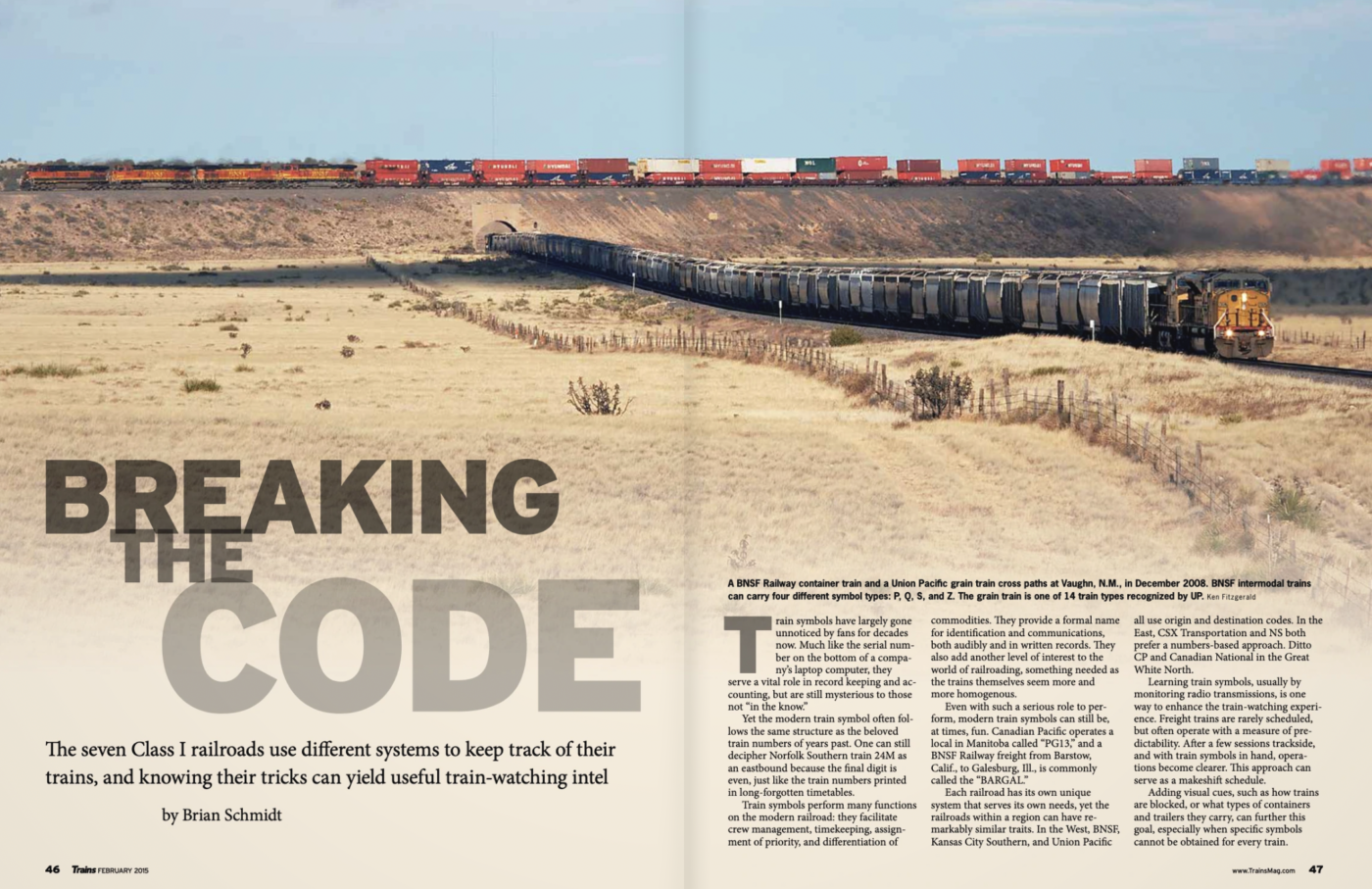 Beyond the byline with Brian M. Schmidt - Trains