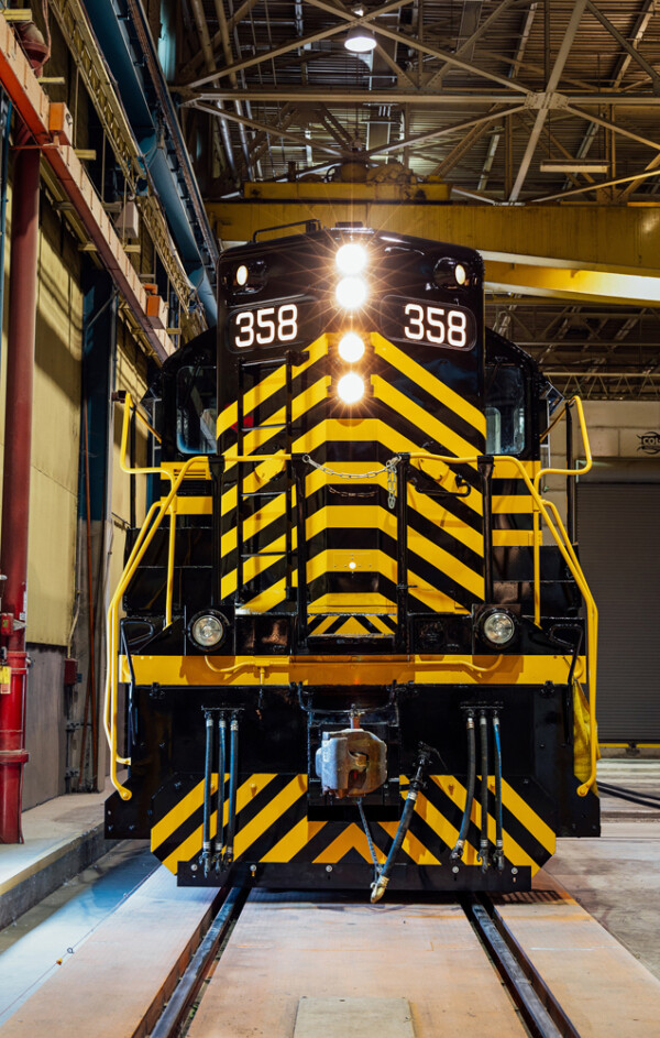 NKP SD9 returned to as-built appearance by Progress Rail - Trains
