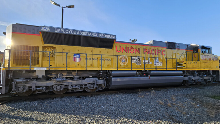 UP locomotive recognizes employee-focused programs - Trains