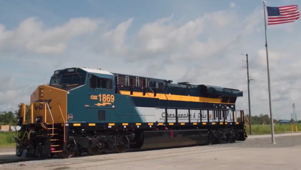 CSX's fifth heritage unit, Chesapeake & Ohio No. 1869, makes its debut (updated) - Trains