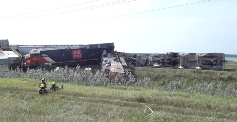 No injuries reported as CN trains collide in Alberta - Trains