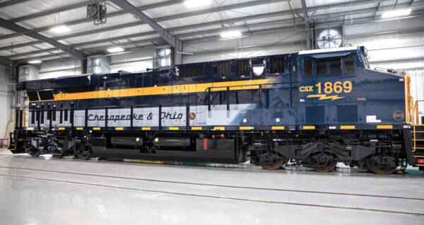 CSX's fifth heritage unit, Chesapeake & Ohio No. 1869, makes its debut (updated) - Trains