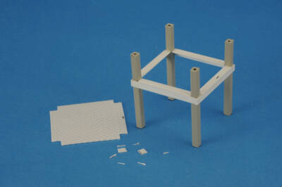 Scratchbuild an unloading platform - Trains