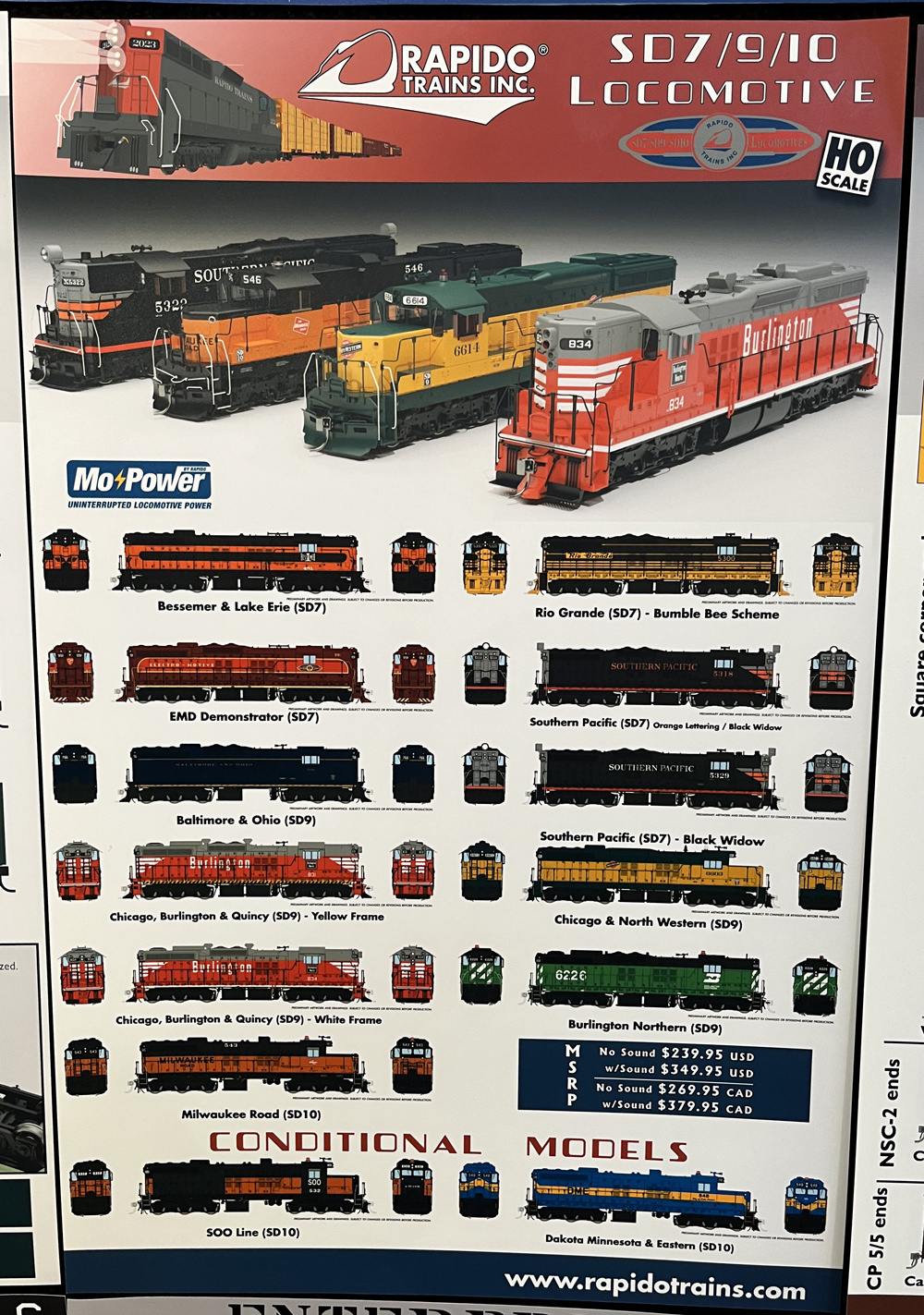Six new HO models from Rapido Trains - Trains