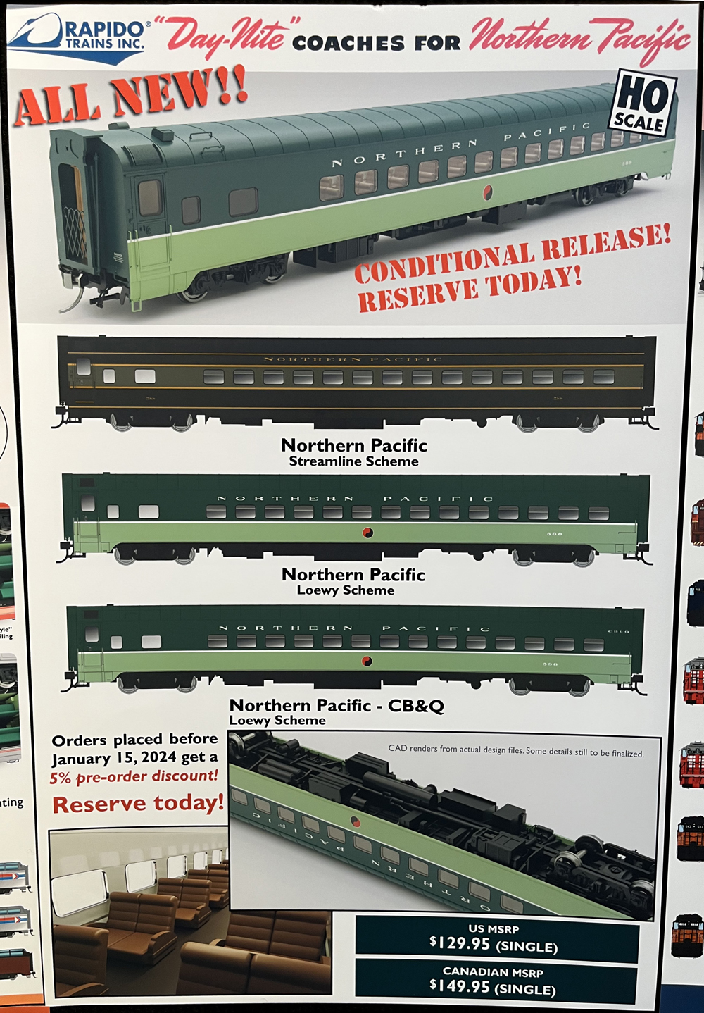 Six new HO models from Rapido Trains - Trains