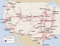 A Union Pacific-Norfolk Southern combination would redraw the railroad ...