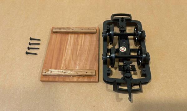 Build a log cabin car - Trains