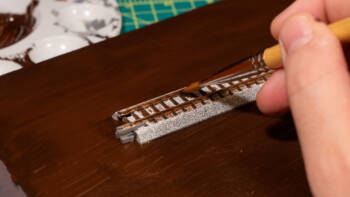 How to ballast Kato N scale Unitrack - Trains