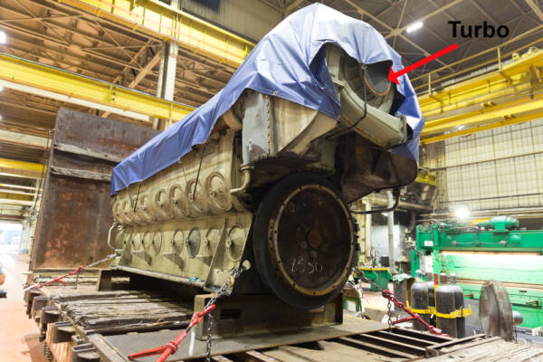 Pinning an EMD turbocharger - Trains
