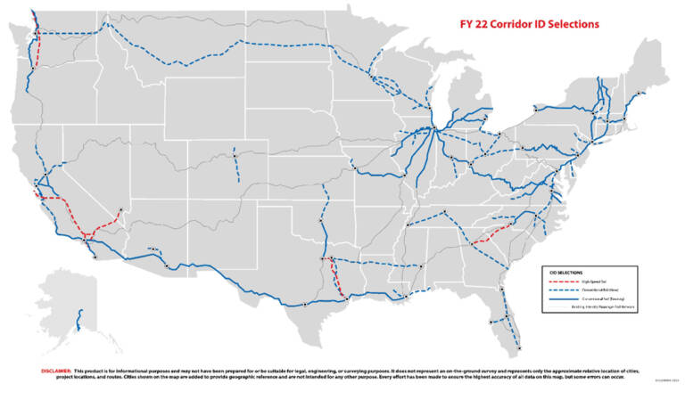 Full list of passenger routes in FRA Corridor program released - Trains